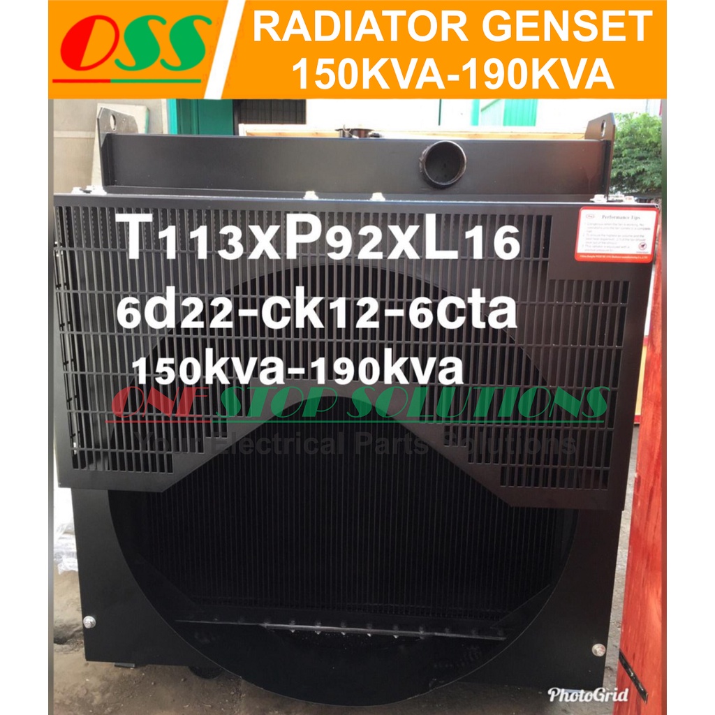 Jual RADIATOR GENSET CUMMINS 6CTA 150KVA 190KVA | Shopee Indonesia