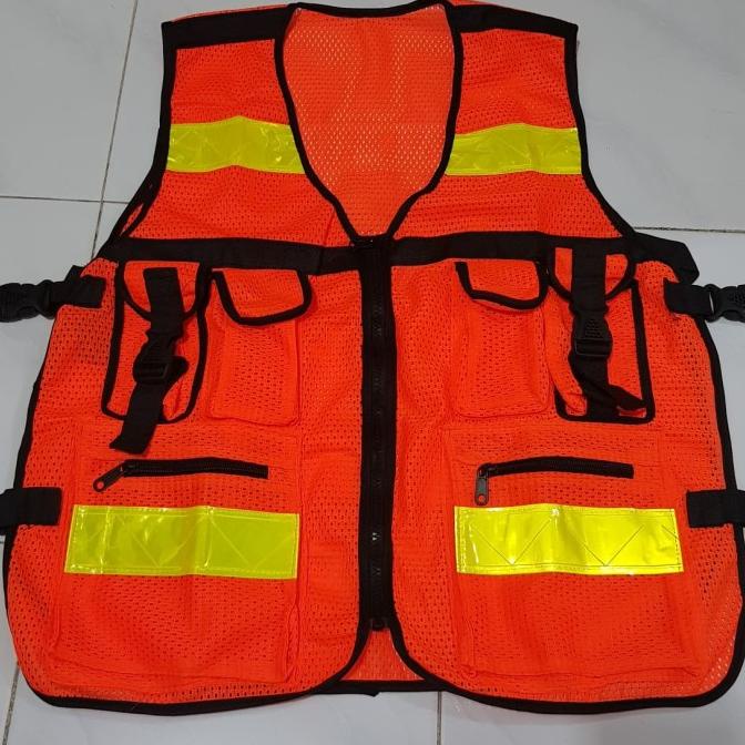 Jual Rompi Jaring 6 Kantong Orange | Shopee Indonesia