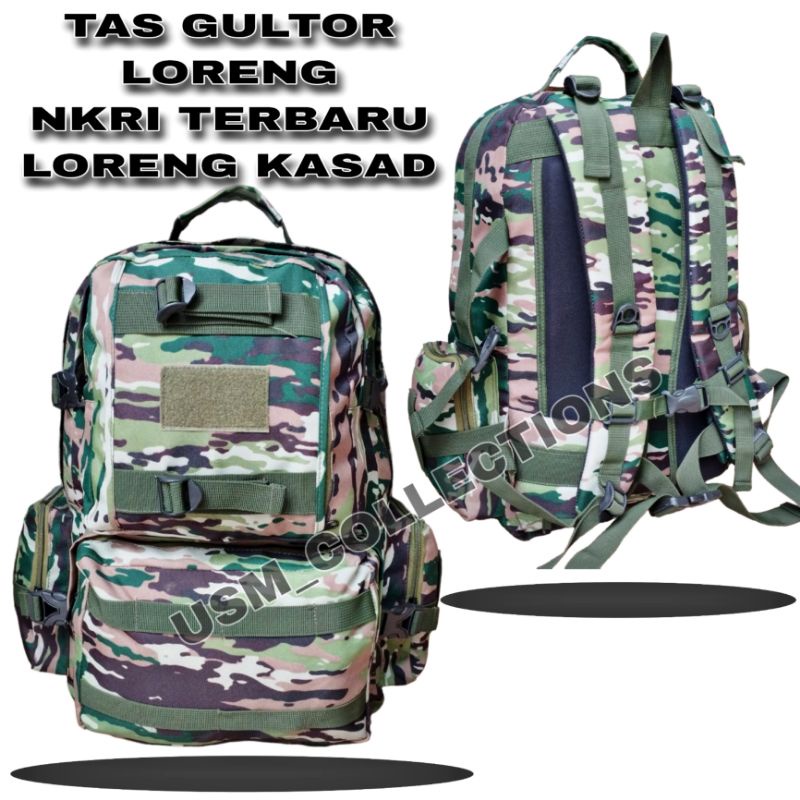 Jual Tas ransel gultor loreng nkri terbaru - tas punggung gultor loreng ...