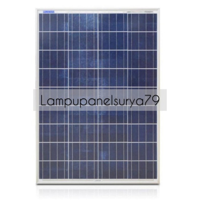 Jual Panel Surya Solar Panel Solarcell LUMINOUS PV Modul 100WP - 12V ...