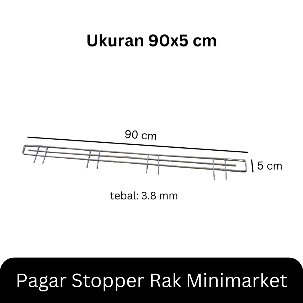 Jual Pagar Stopper Rak Minimarket, Rak Toko, Rak Supermarket, Rak ...