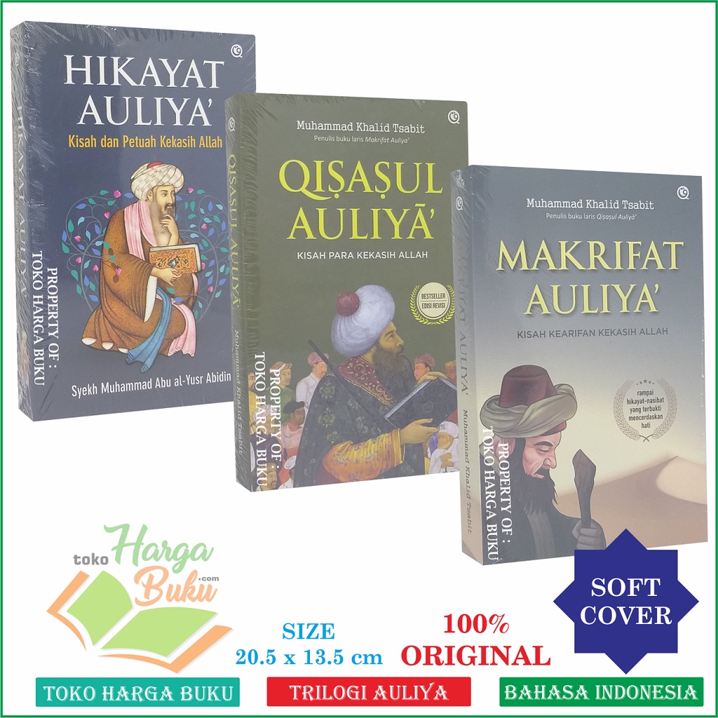 Jual TRILOGI AULIYA' Paket 3 Buku Qisasul Auliya Makrifat Auliya ...