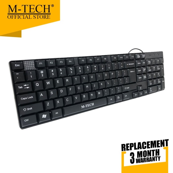 Jual Keyboard M-Tech Original Keyboard Usb Standar For Pc Laptop ...