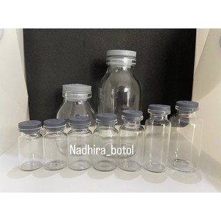 Jual (PAKET ISI 50) Botol vial / Botol Kaca / Botol pinicilin /Botol ...