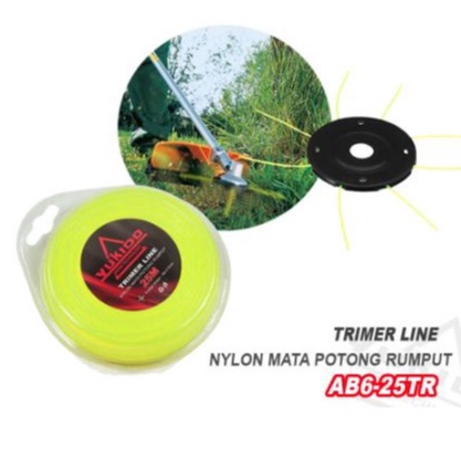 Jual TERLARIS !! Trimmer Line 50m Tali Senar Nylon Cutter Mesin Potong ...