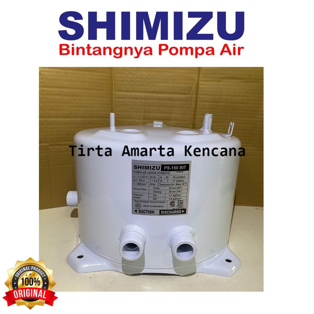 Jual Tabung PS 150 BIT / Tangki Pompa Air Shimizu PS 150 BIT | Shopee ...