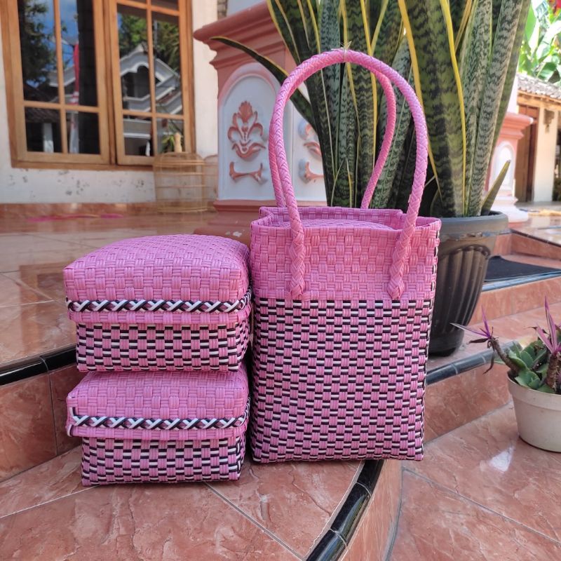 Jual Tas anyam keben jali isi 2 besek/keben | Shopee Indonesia