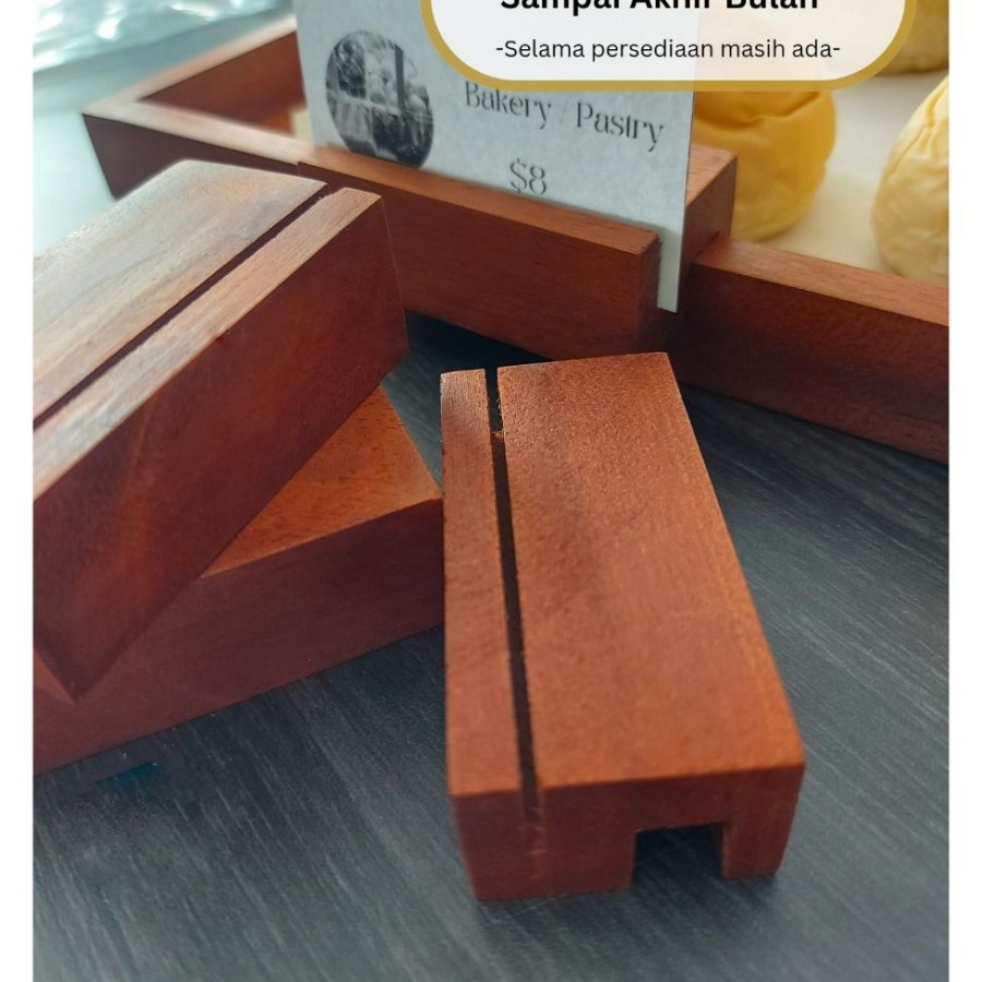 Jual Panpan Tray / Nampan kayu Serbaguna / loyang tray / Display Roti ...