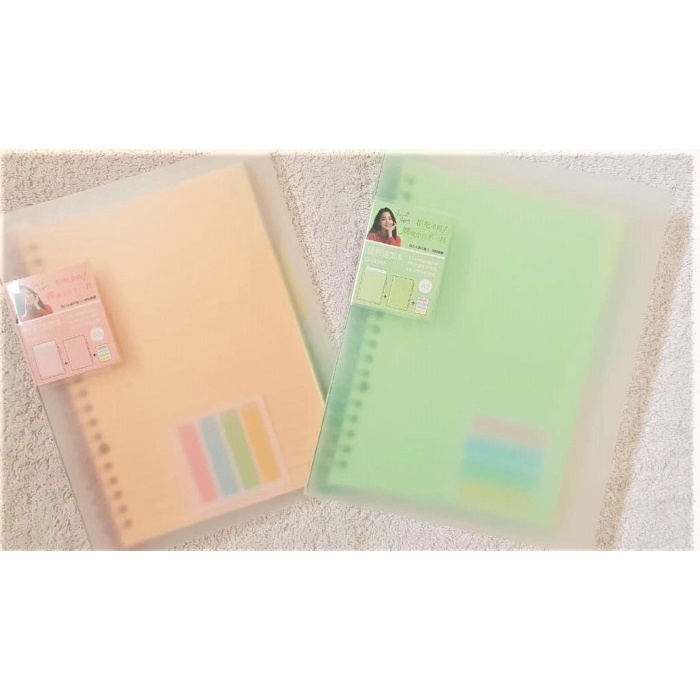 Jual MAP BINDER NOTE LOOSE LEAF A5 PUTIH 20 RING PLASTIK DELI QH A560 ...
