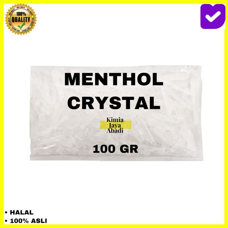 Jual Menthol Crystal Food Grade 100 Gram / Mentol Kristal / Menthol ...