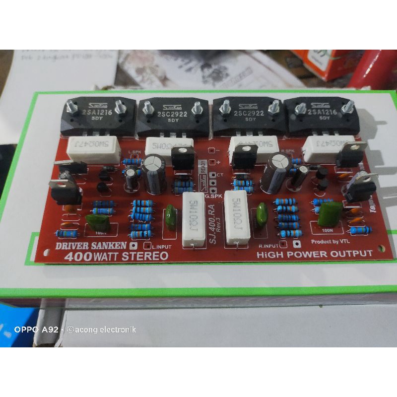 Jual kit drever power 400watt stereo plus sanken | Shopee Indonesia