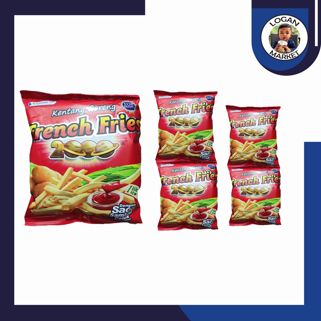 Jual French Fries 2000 Berbagai Ukuran 8gr 10 Pcs / 16gr 10 Pcs / 138gr ...
