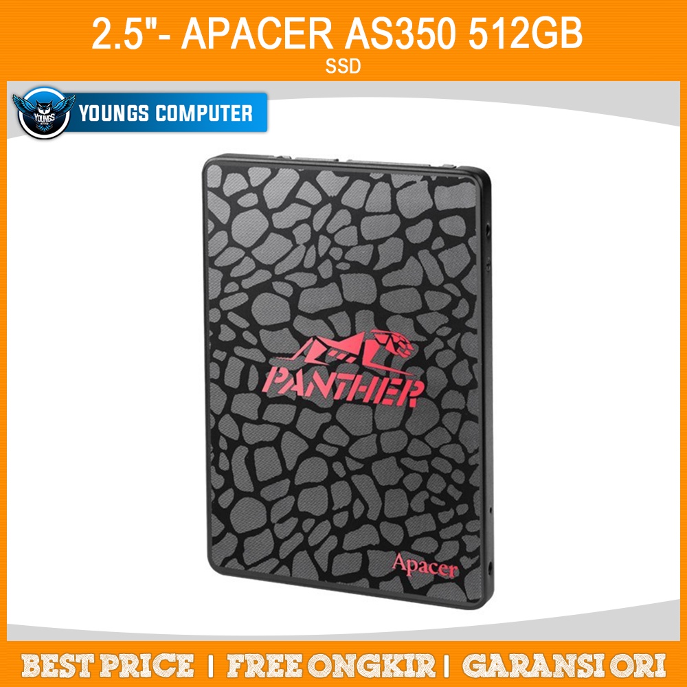 Jual SSD APACER PANTHER 512GB AS350 SATA III | Shopee Indonesia