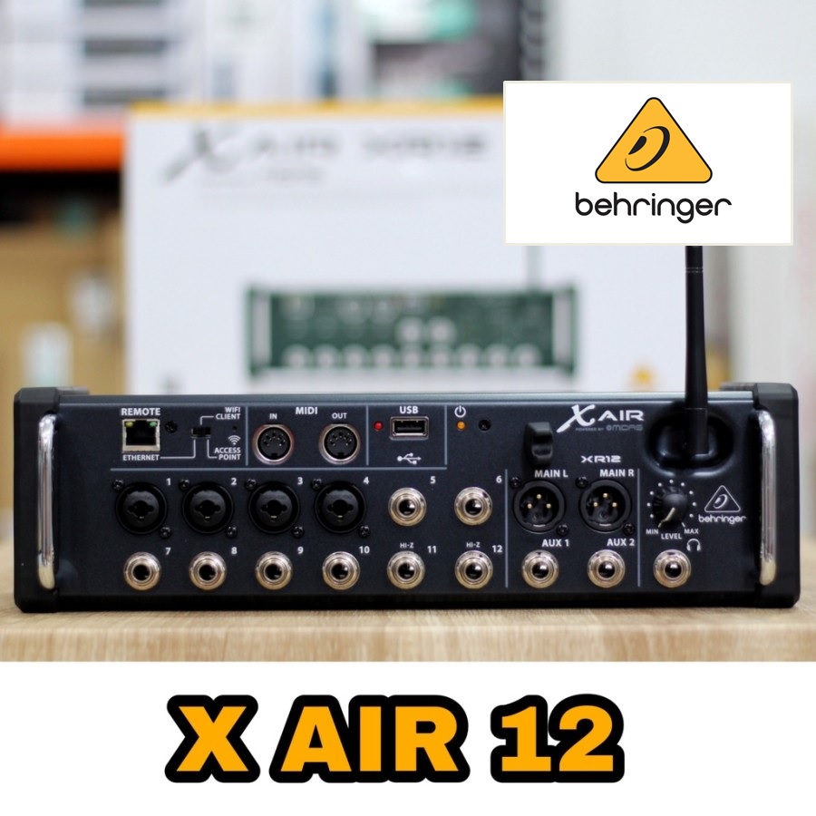 Jual Behringer Xair X Air Xr12 Xr 12 Digital Mixer Wifi Original | Shopee Indonesia
