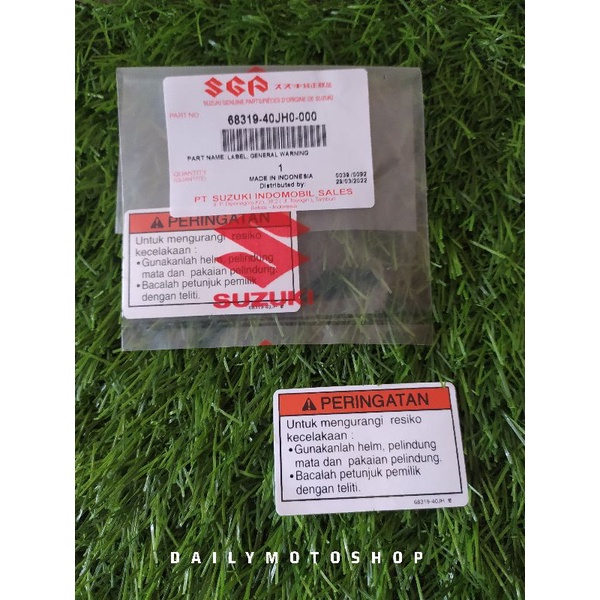 Jual Stiker Label Sticker Tempelan Peringatan Label Warning SGP ...