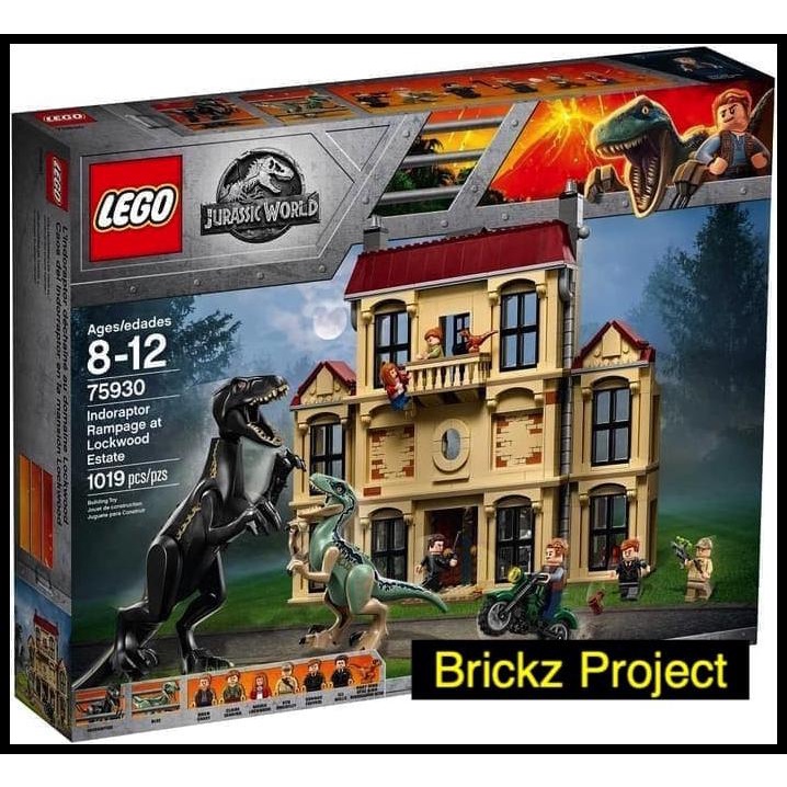 Jual Lego Jurassic World 75930 Indoraptor Rampage At Lockwood Estate ...