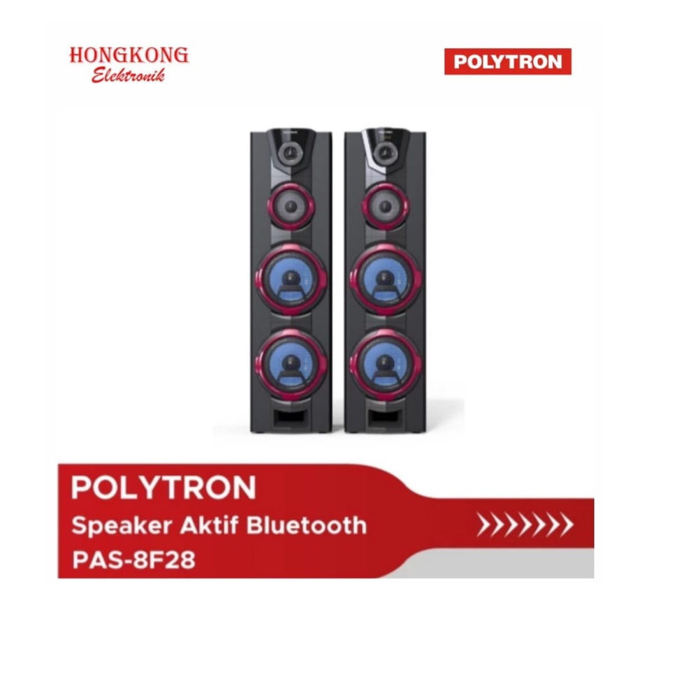 Jual POLYTRON SPEAKER AUDIO PAS 8F28 PAS8F28 USB BLUETOOTH SUPER BASS ...