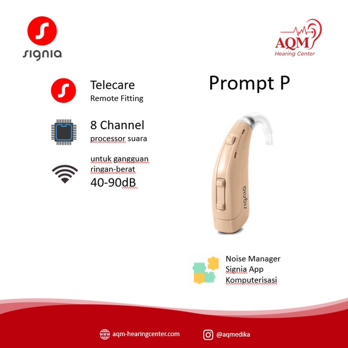 Jual Alat Bantu Dengar Signia Prompt P/ Sp By Siemens Bte 110 Db 8 ...