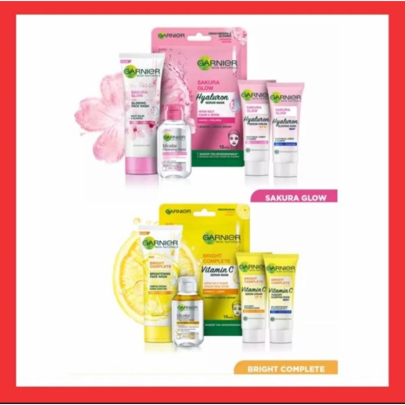 Jual Garnier Travel Kit Skin Care (Rangkaian untuk kulit cerah cepat ...