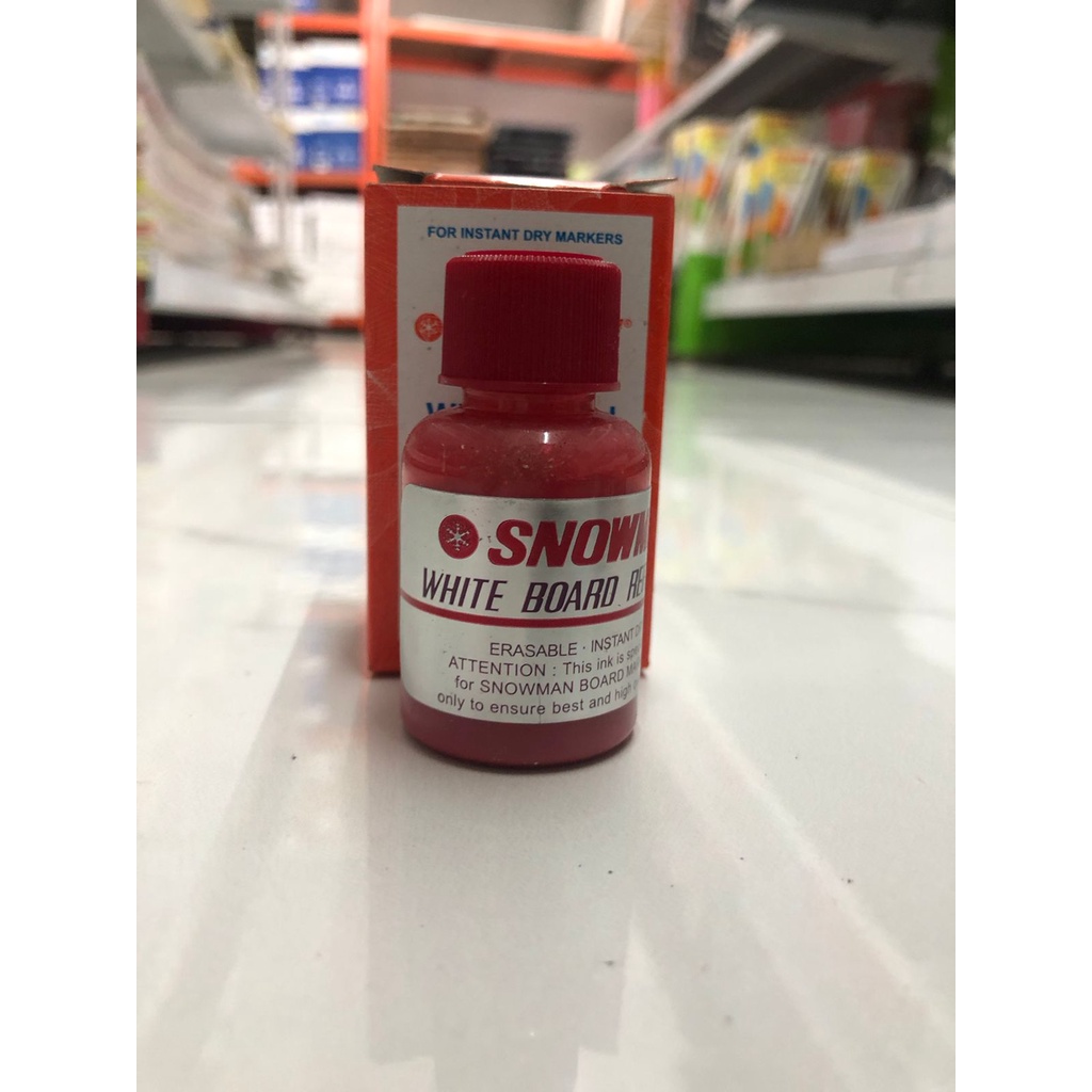 Jual REFILL INK / ISI ULANG TINTA SPIDOL PERMANENT / WHITEBOARD SNOWMAN ...