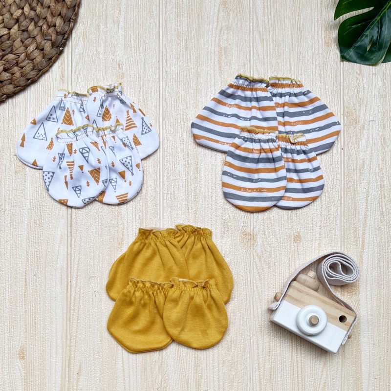 Jual Serian MUSTARD - 3 Set Sarung Tangan dan Kaos Kaki Bayi MUSTARD ...