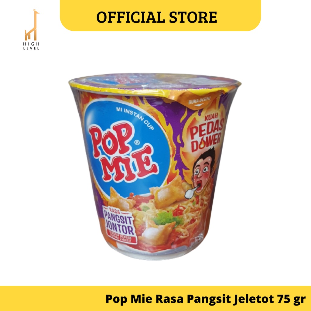 Jual Pop Mie Kuah Pedas Dower Rasa Pangsit Jeletot 75 gr | Shopee Indonesia