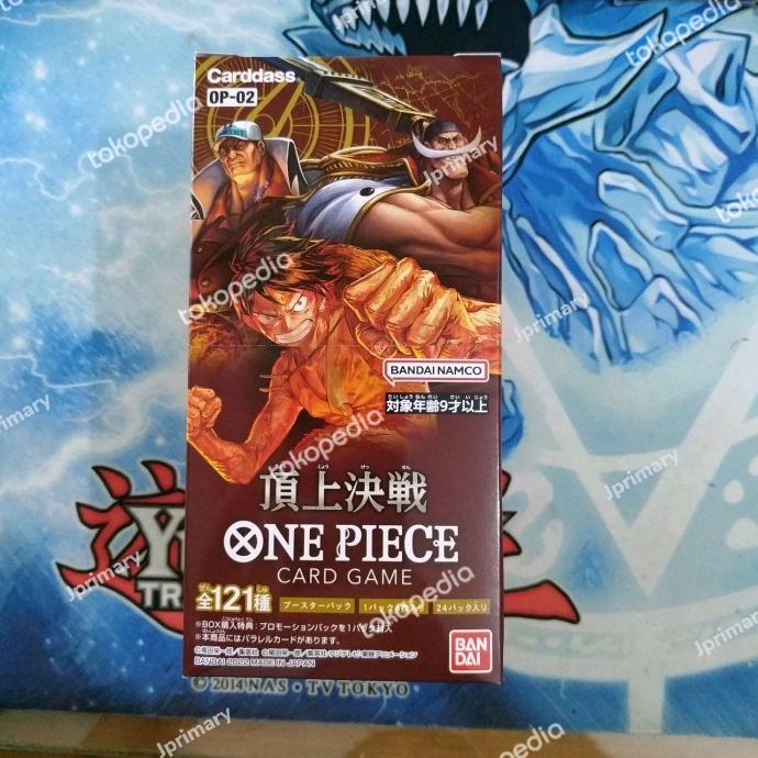 Jual one piece tcg paramount war OP02 booster box sealed original ...