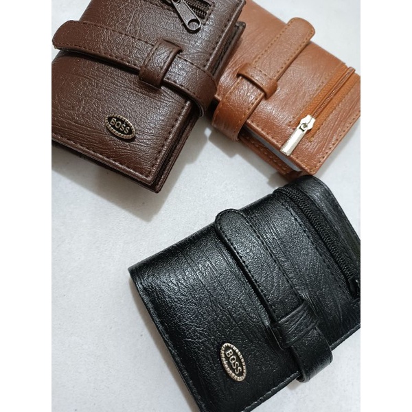 Jual Dompet kartu - Card Holder 2in1 Slot Sodok + Resleting - Logo Boss ...