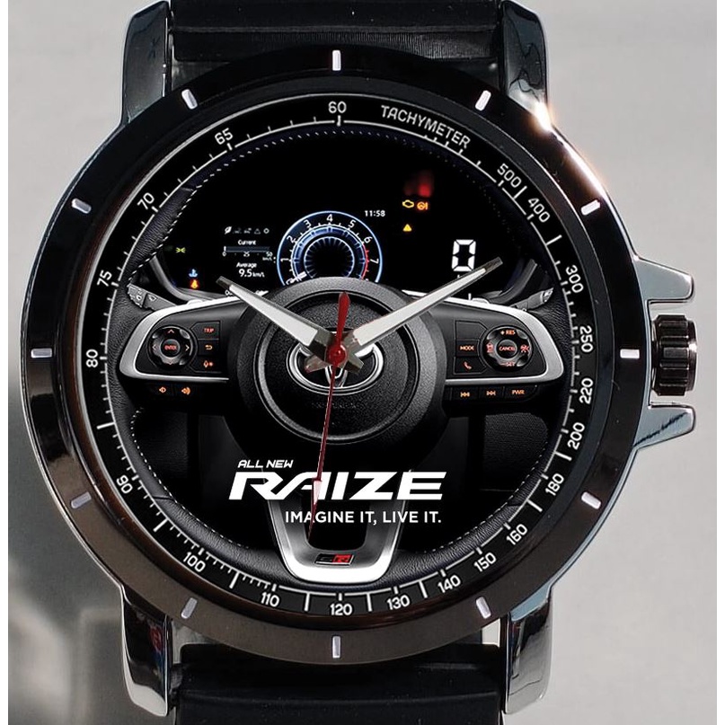 Jual Jam Tangan Pria Toyota RAIZE custom Steering wheel Speedometer ...