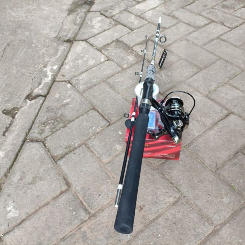 Jual D18NX6 Daido Devil Set Combo Joran dan Reel Pancing Laut | Shopee ...