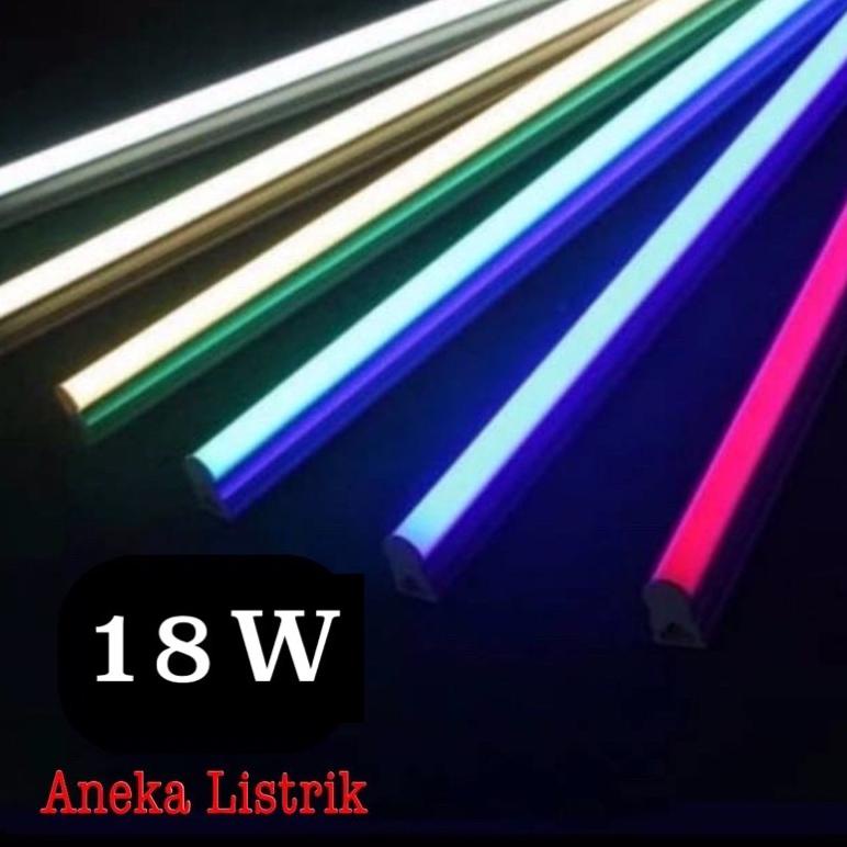 Jual LAMPU TL NEON T5 LED 18W 120CM TUBE WARNA WARNI MODEL KOTAK | Shopee Indonesia