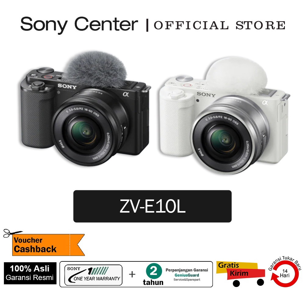 Jual SONY CENTER SONY ZV-E10 / ZVE10 / ZV E10 Kamera Digital untuk vlogging Mirrorless Sony ...