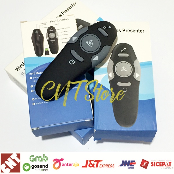 Jual Wireless Presenter Laser Pointer Presentasi Remote Control 2,4 GHz ...