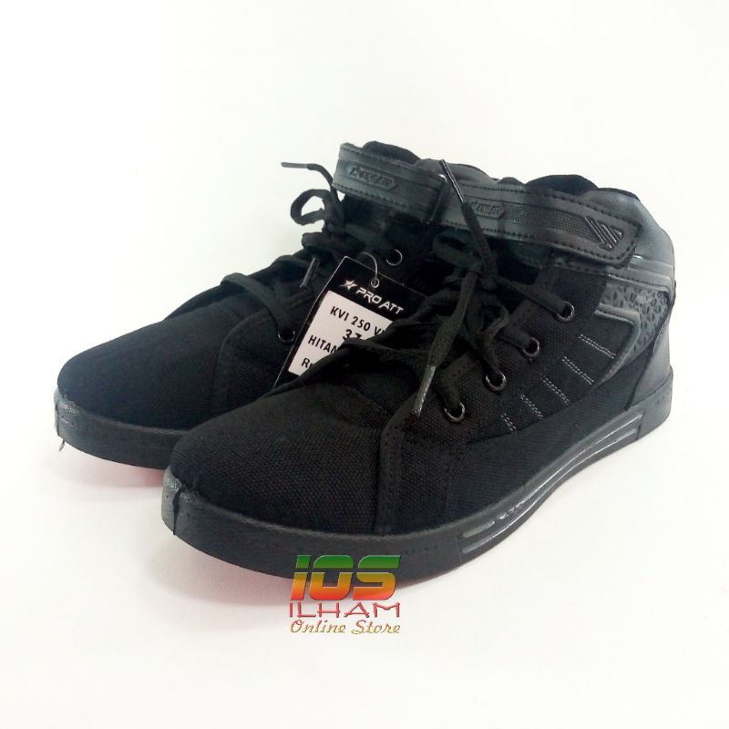 Jual Sepatu Boot Anak Pro ATT KVI 250 VL Size 30-37 Hitam | Shopee ...