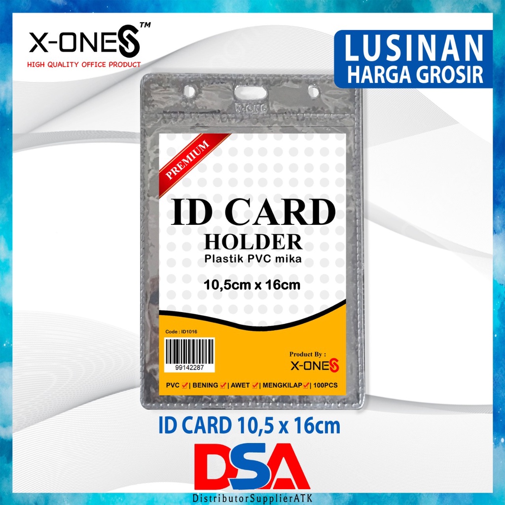 Jual DSA - ID CARD 10,5X16CM ISI 1PAK/100 LEMBAR / ID CARD TEGAK ...