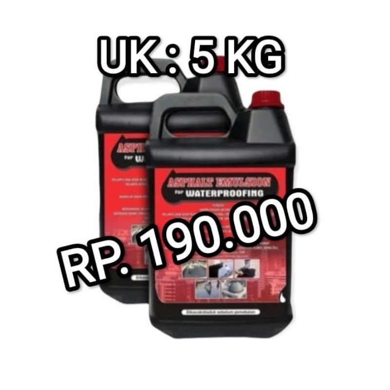 Jual Aspal cair/Asphalt Emulsion For Waterproofing Ukuran 5Kg. | Shopee ...