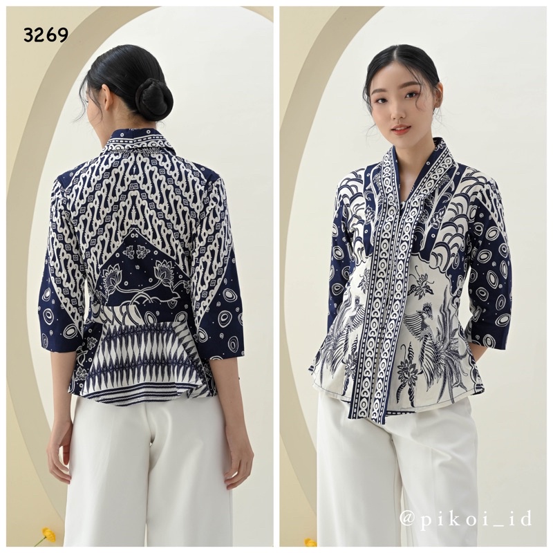 Jual Batik etnik murah / atasan batik wanita murah / batik kantor murah / baju batik cerah ...