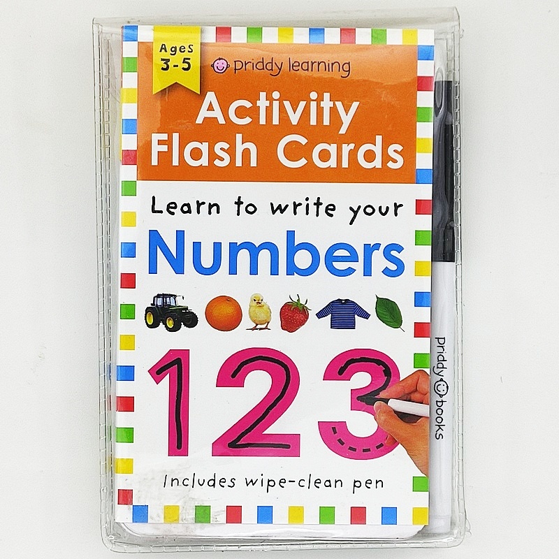 Jual ORIGINAL Priddy Learning Activity Flash Cards : Learn to write ...