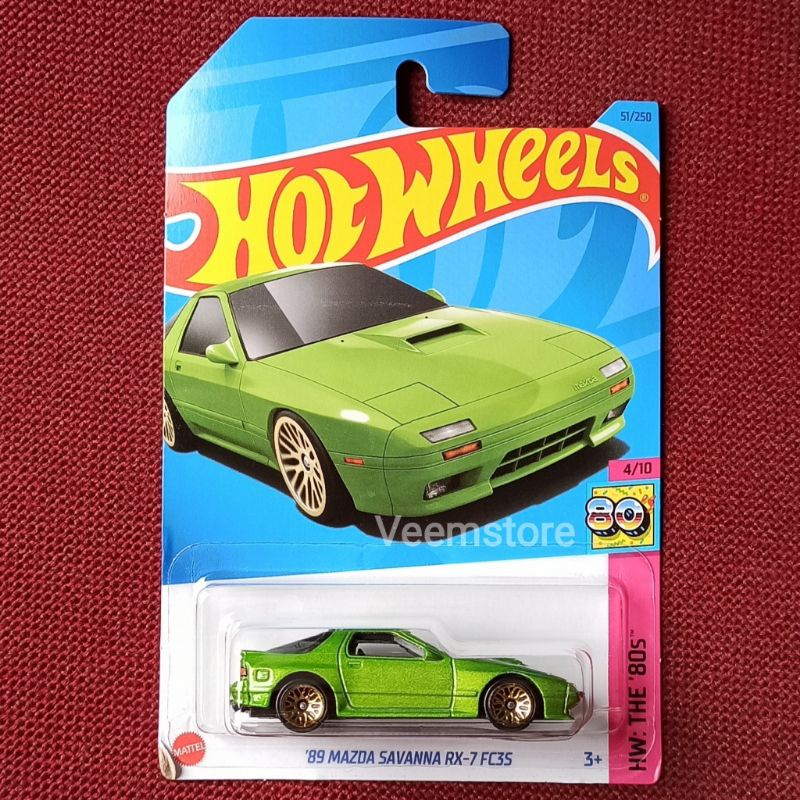 Jual Hotwheels 1:64 Mazda Savanna RX-7 FC35 [Original Mattel] SNI ...