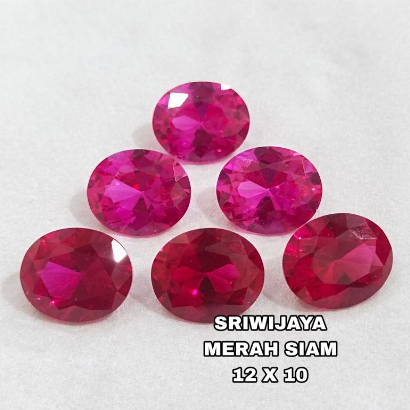 Jual Batu Merah Siam Bangkok 12 X 10 Cutting | Shopee Indonesia