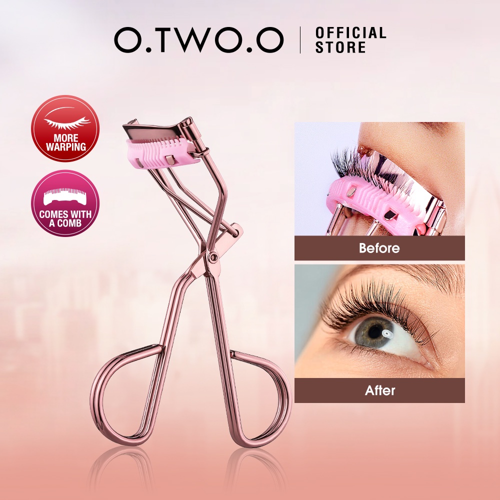Jual O.TWO.O Comb Eyelash Curler Warping Fits All Eye Shapes Eyelashes ...