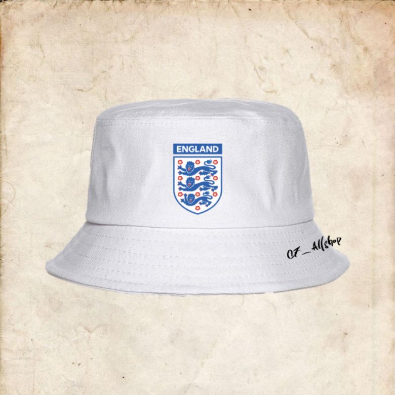 Jual Topi Bucket Hat Pria Wanita Unisex Distro ENGLAND PIALA DUNIA ...