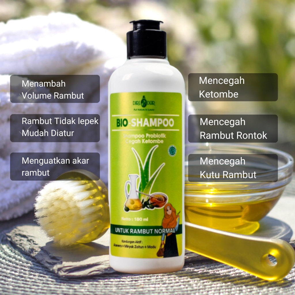 Jual Dare & Dear Shampoo Probiotik 180 ml Rambut Normal untuk Cegah ...