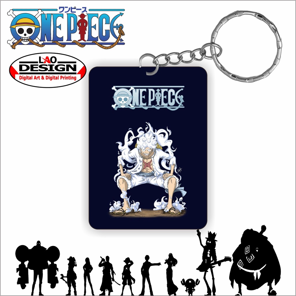 Jual Gantungan Kunci Luffy Gear 5 - Gantungan Kunci Akrilik One Piece ...