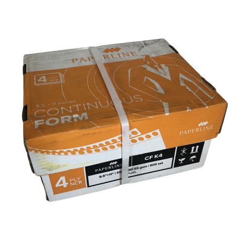 Jual Paperline Kertas Komputer/ Continuous Form 9.5" X 11" 4 PLY PUTIH ...