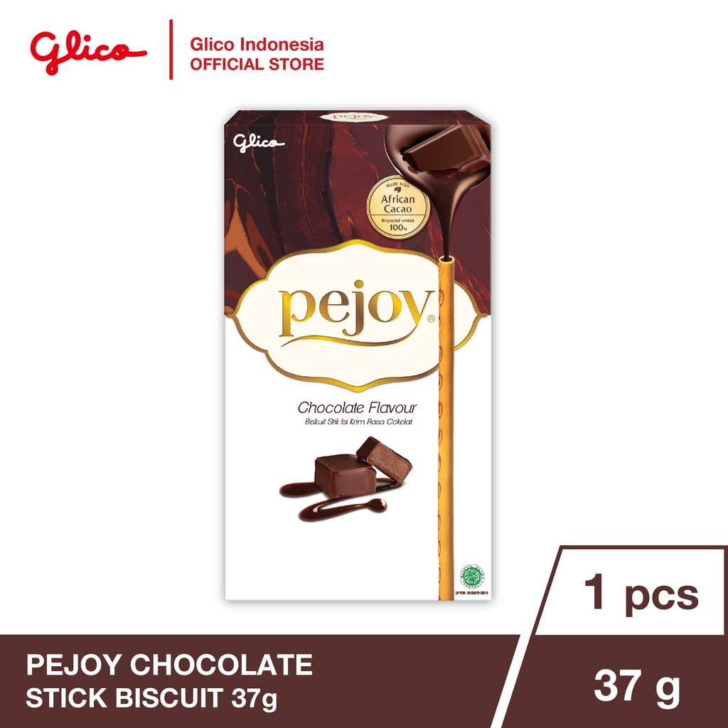 Jual Glico Pejoy Chocolate Baru Stick Biscuit 37g | Shopee Indonesia
