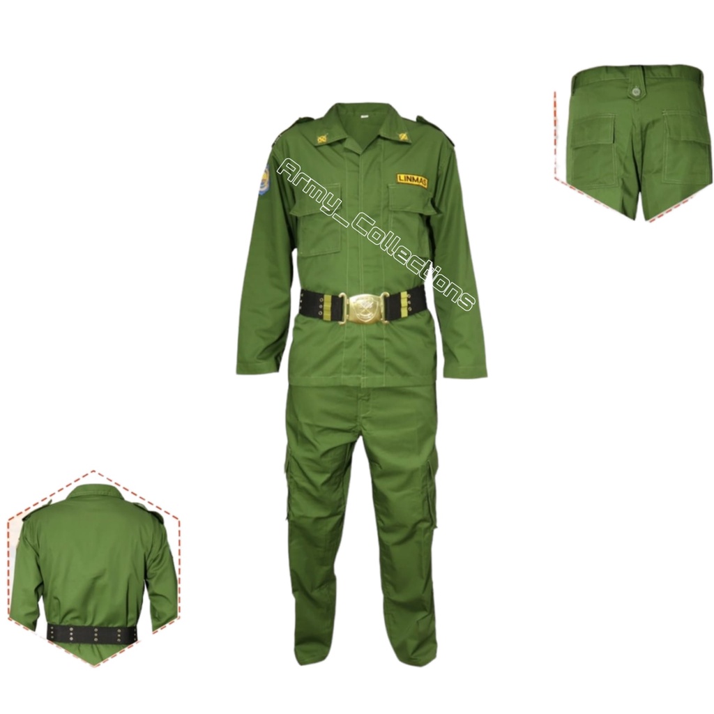 Jual Seragam Linmas/Seragam Lapangan Hansip/Setelan Linmas Pakaian ...