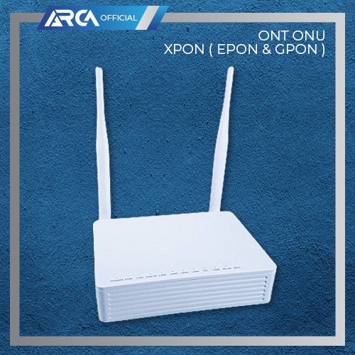 Jual Promo Xpon Ont Gpon Epon 1Ge 3Fe Port Rj45 + Rj11 300M 2 Antena ...