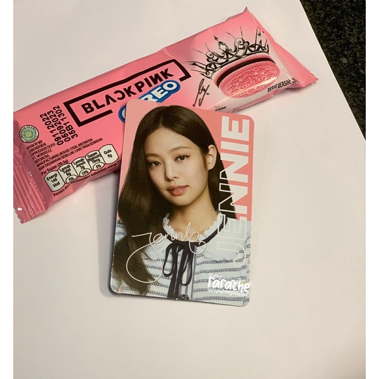 Jual oreo x blackpink jennie 07 photocard pc | Shopee Indonesia
