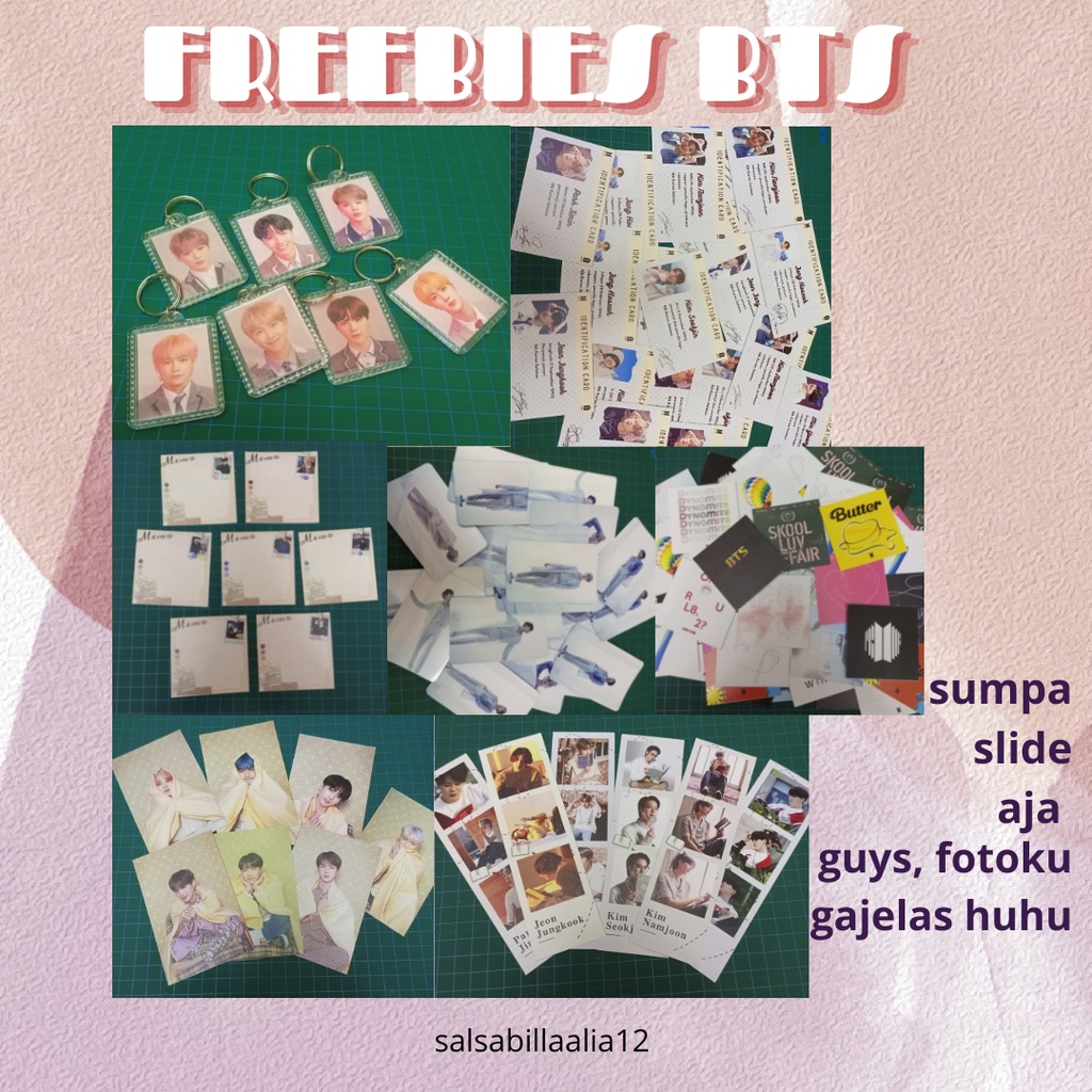 Jual Photocard BTS postcard polaroid bookmark freebies BTS 2 | Shopee ...